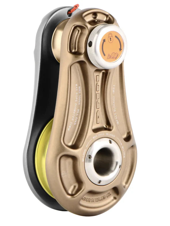 DMM Impact Block LARGE - Bronze/Lime: The Ultimate Tool for Rigging Pr ...