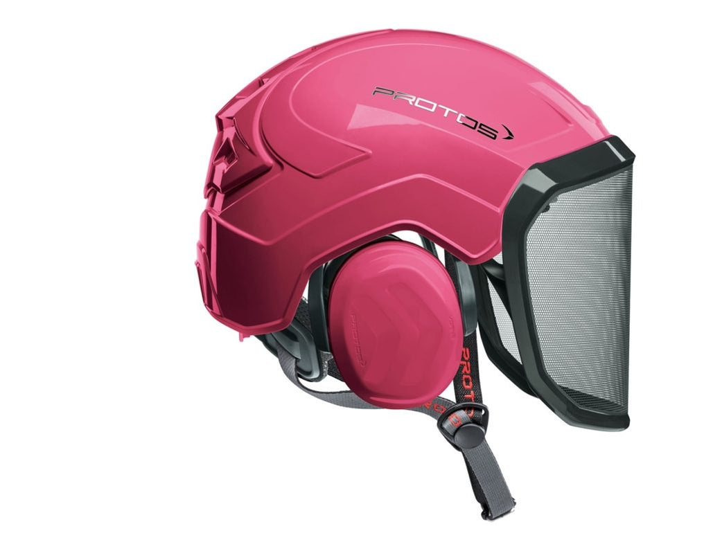 Protos Integral Arborist Helmet Pink — ArbSupplies
